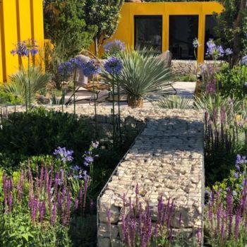 Limestone Gabion Stones and Award Winning RHS Flower Show garden ...
